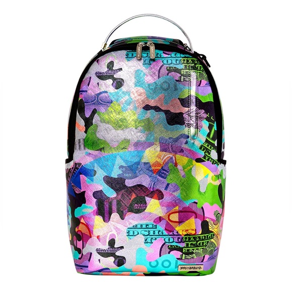 Sprayground | Bags | Sprayground Backpack Neon Money Camo Backpack ...